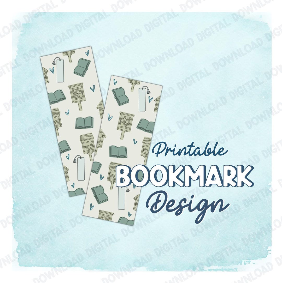 Lending Library Printable Bookmark, Book Exchange Bookmark, Sidewalk ...