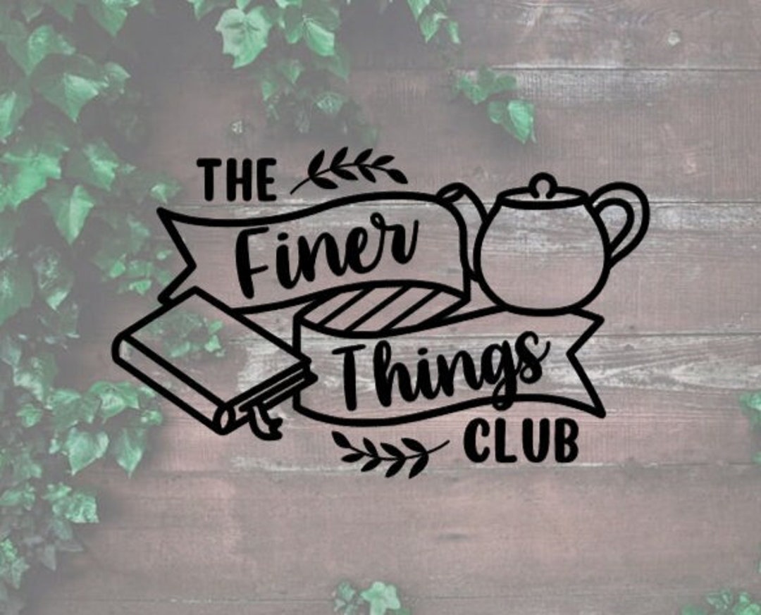 Finer Things Club Decal - Etsy