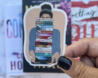 Colleen Hoover Books Sticker Book Stack Sticker Coho - Etsy
