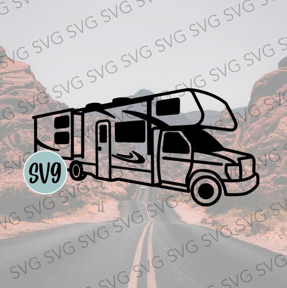 Class C SVG Camper SVG Camper Cut File Motorhome SVG | Etsy
