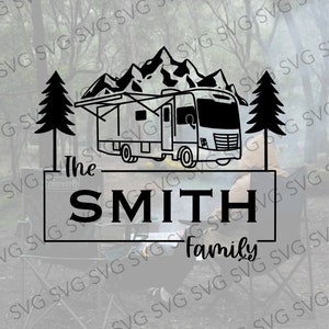 Class A Motorhome SVG, Class A SVG, Camper SVG, Camper Cut File, Camper ...