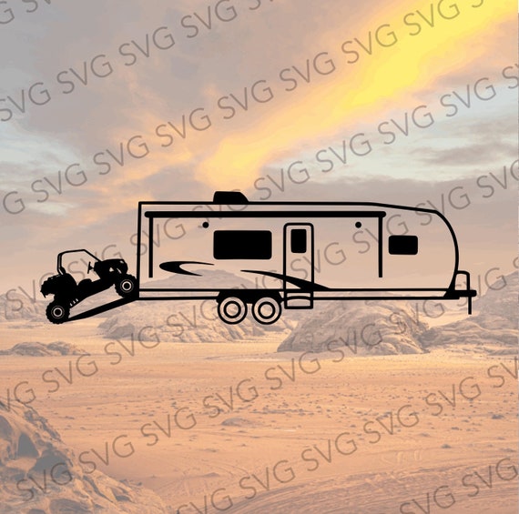 Toy Hauler SVG Travel Trailer Travel Trailer Toy Hauler - Etsy
