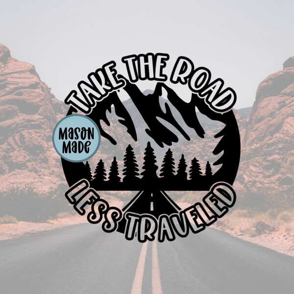 The Road Less Traveled - Etsy