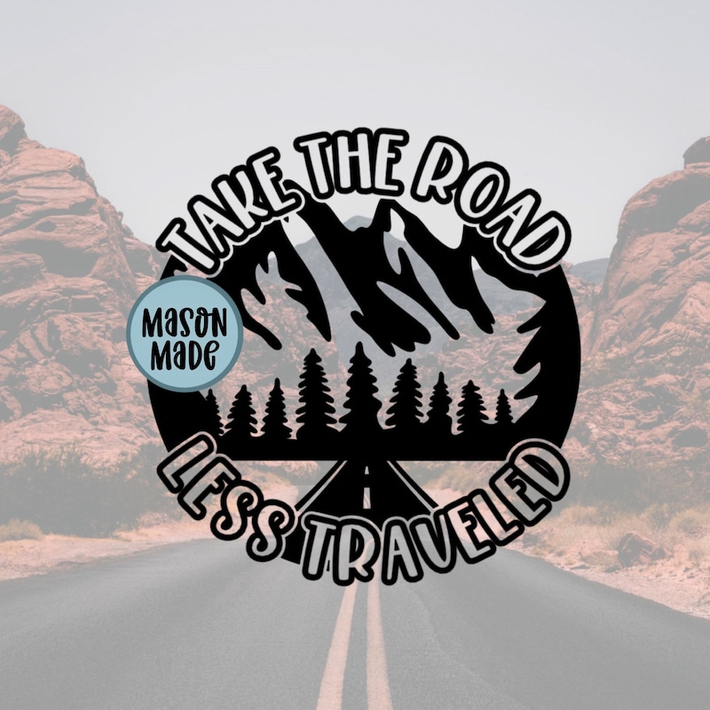 Road Less Traveled - Etsy