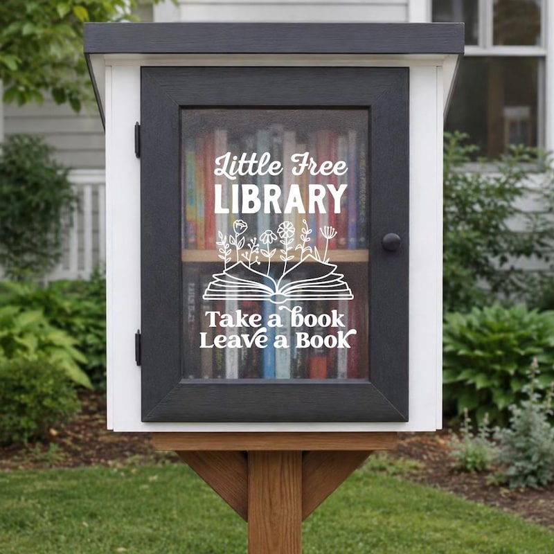 Library Sign - Etsy