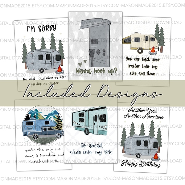 Camper Cards - Etsy