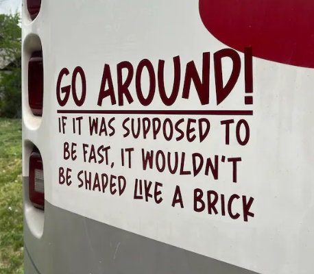 Go Around Decal, Camper Decal, Funny Camper Decal, Sticker for RV ...