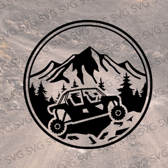 Side by Side SVG 2 Seater Side by Side Offroading Vehicle | Etsy