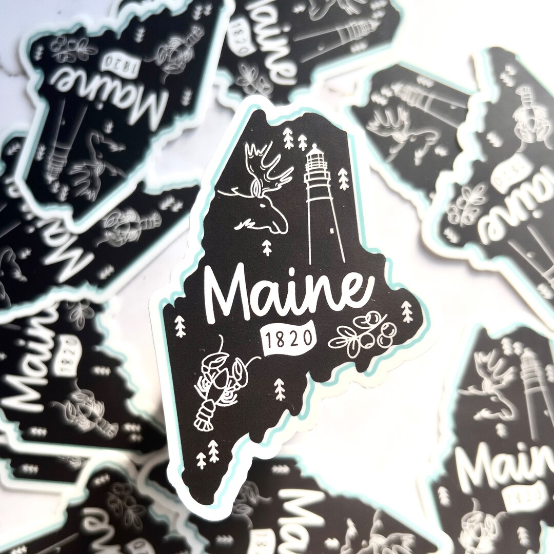 Maine Sticker, Maine the Way Life Should Be, Maine Sticker Gift ...