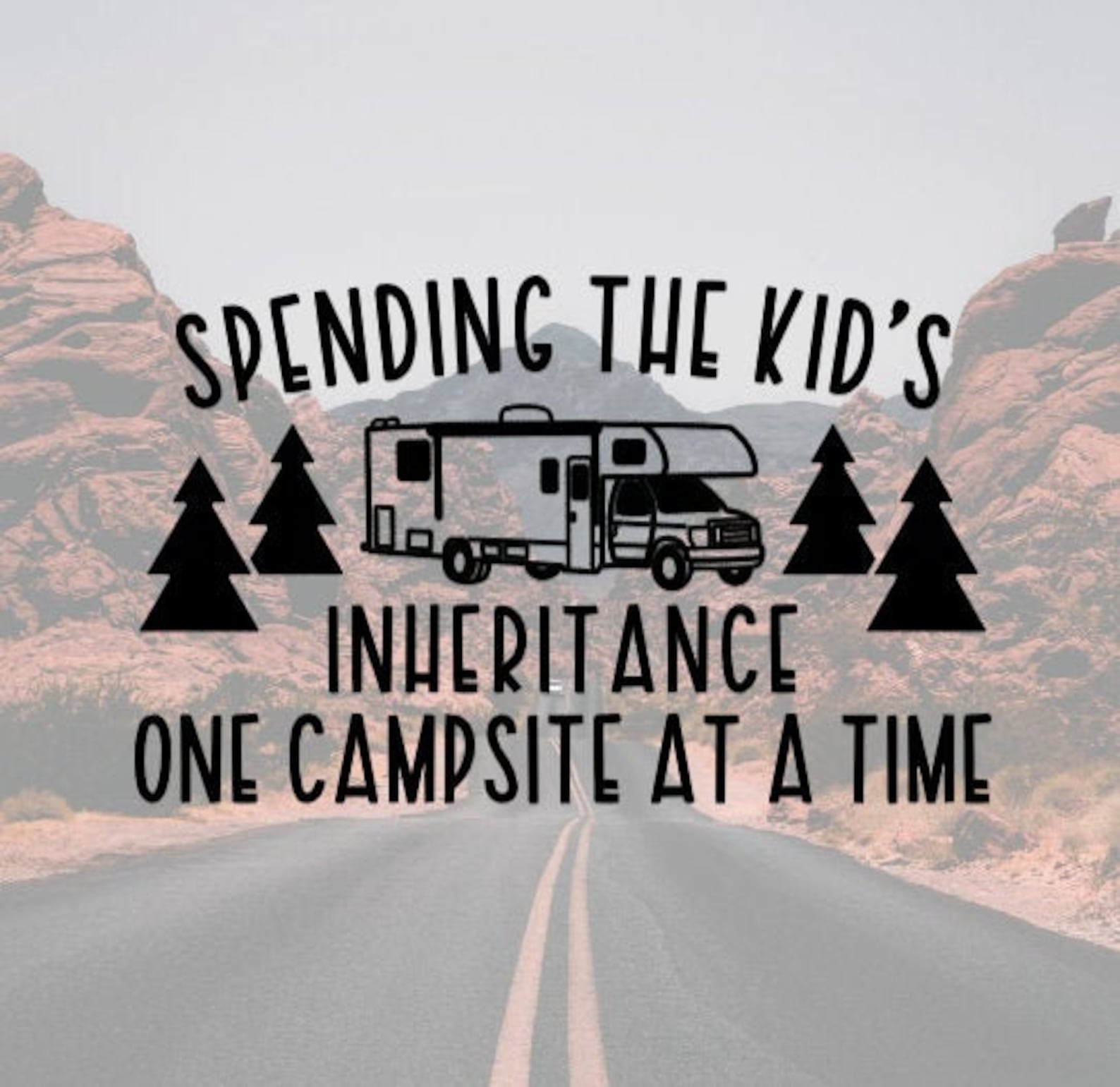 Spending the Kids Inheritance Decal Funny RV Decal Class C | Etsy