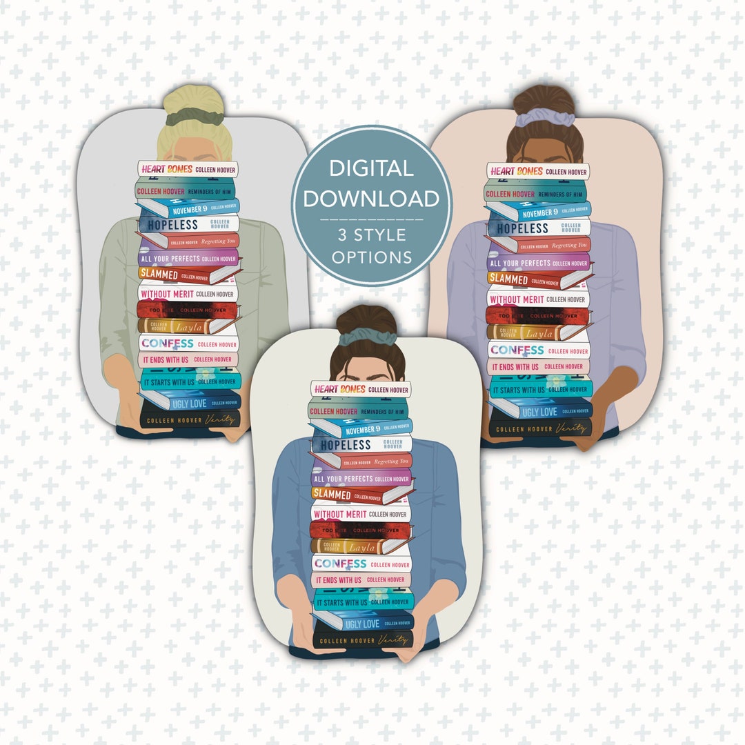 Coho Sublimation, Colleen Hoover Book Stack, Coho Graphic, Colleen ...