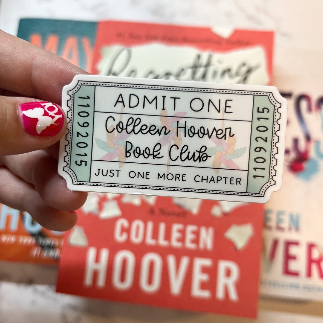 Colleen Hoover Book Club Sticker Coho Sticker Coho Sticker - Etsy