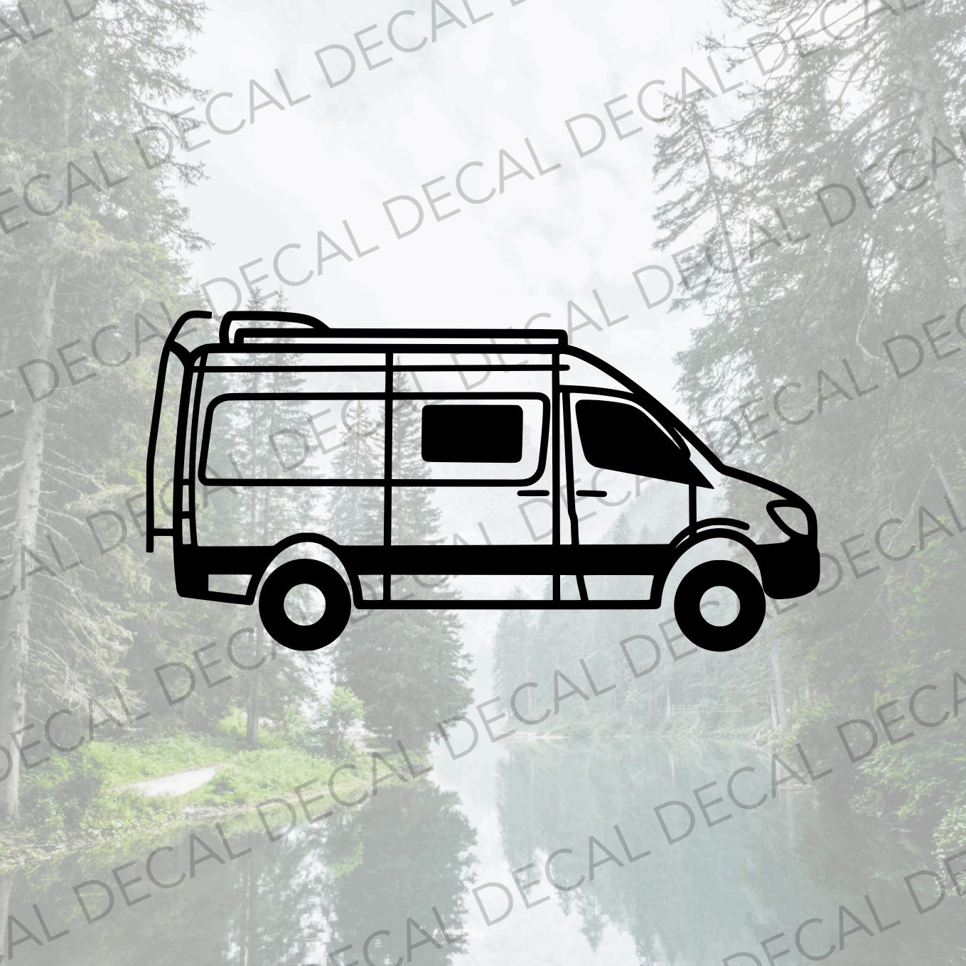 Camper Van Decal Van Life Decal Full Time Van Life - Etsy