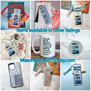 Coho Bookmark Orange, Colleen Hoover Reading List, Coho Obsessed, Heart ...