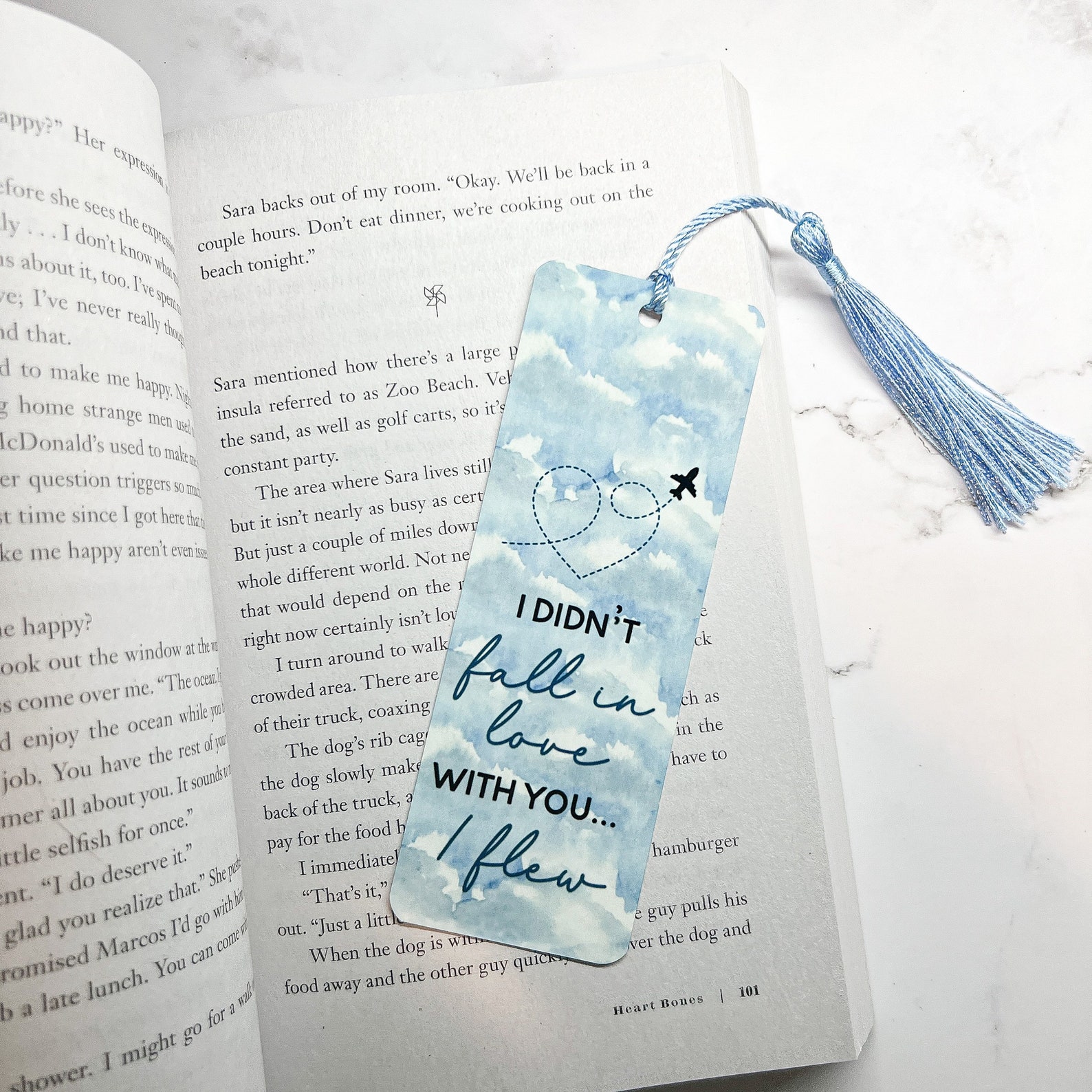 Ugly Love Bookmark, I Didn’t Fall in Love With You I Flew, Colleen ...