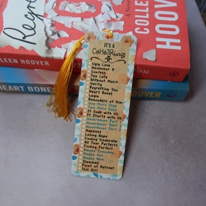 Coho Bookmark Orange, Colleen Hoover Reading List, Coho Obsessed, Heart ...