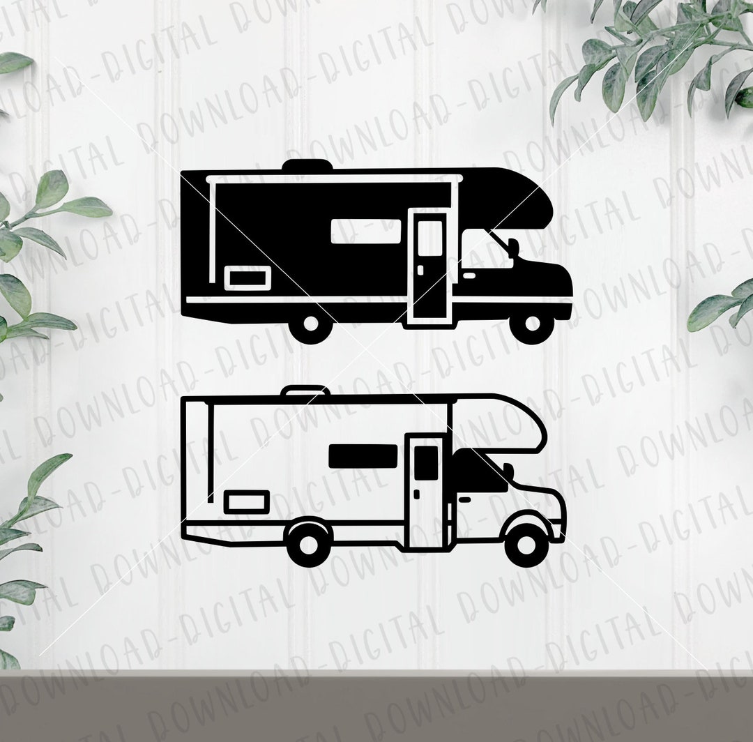 Class C SVG, Small Class C, Camper SVG, Camper Cut File, Camper Cutting ...