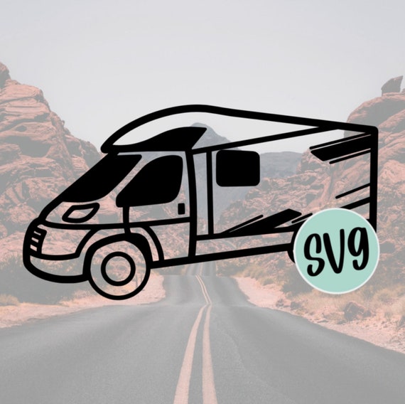 Class C SVG Camper SVG Camper Cut File Motorhome SVG | Etsy