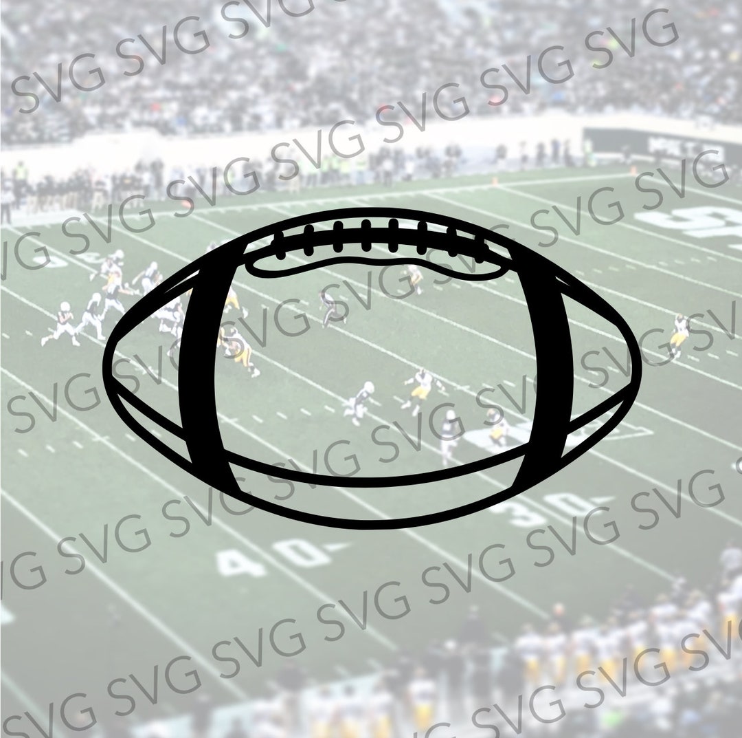 Football SVG, Football Outline SVG, Football Cut File for Cricut - Etsy