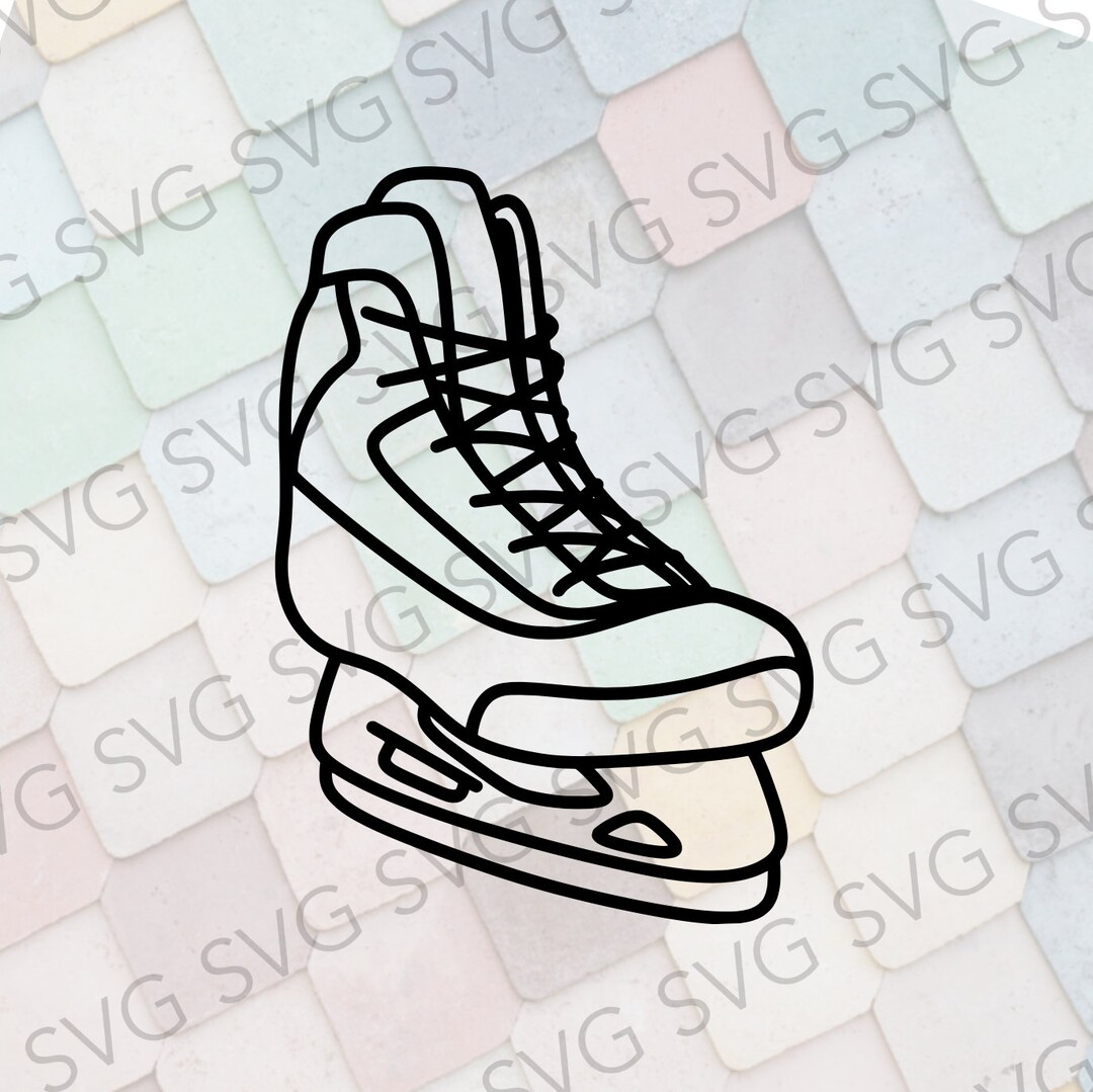 Hockey Skate SVG, Ice Skate SVG - Etsy