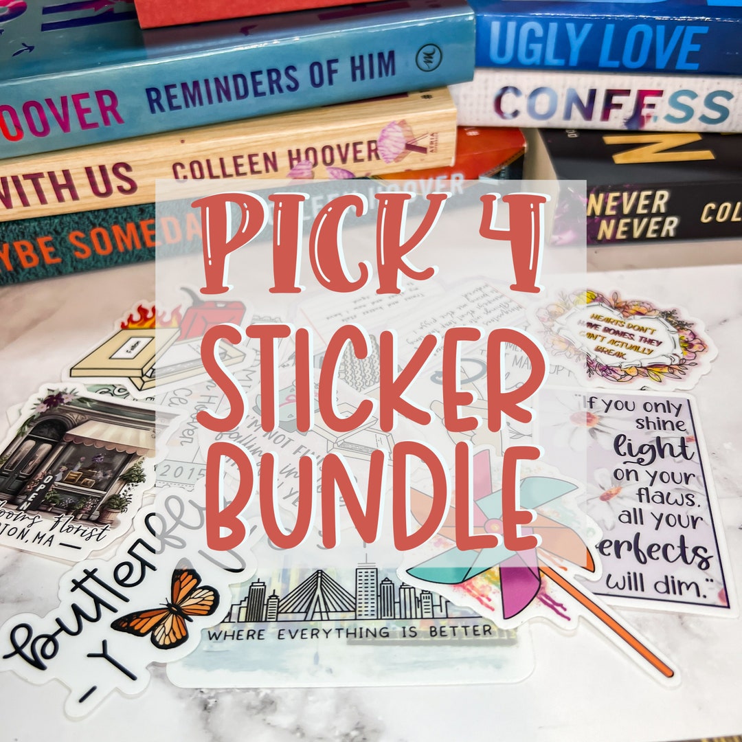 Coho Sticker Bundle Pick 4, Colleen Hoover Books, Coho Sticker, Colleen ...