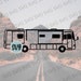 Class A SVG, Diesel Pusher SVG, Camper SVG, Camper Cut File, Camper ...