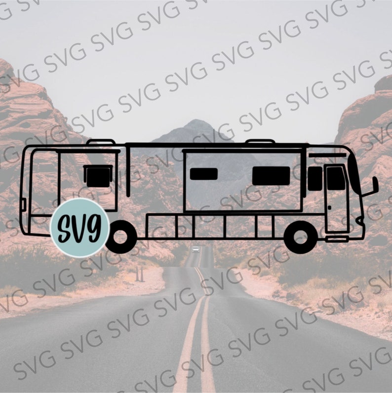 Class A SVG Diesel Pusher SVG Camper SVG Camper Cut File - Etsy