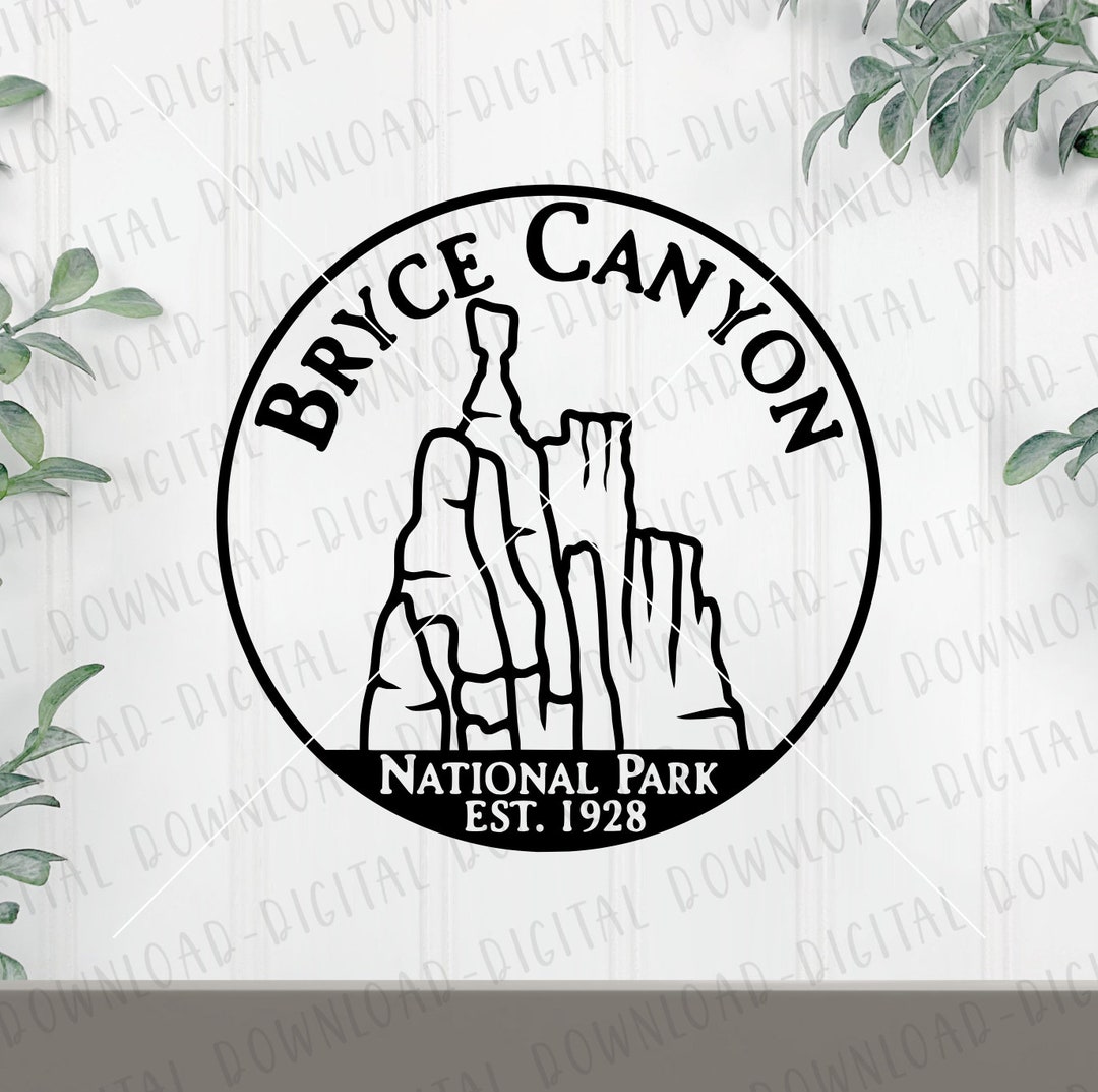 Bryce Canyon National Park Svg - Etsy