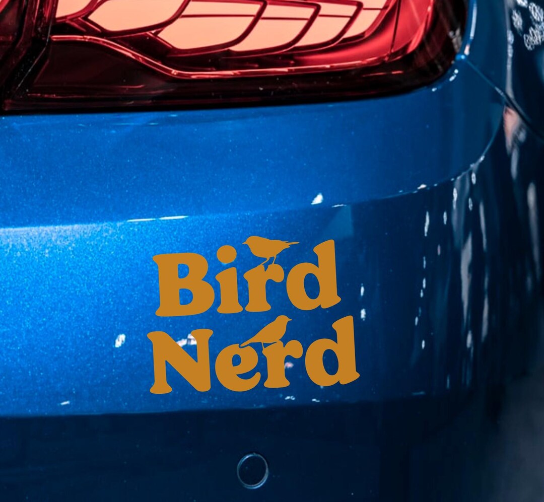 Bird Car Decal, Birding Decal, Bird Lover Gift, Bird Watching Decal - Etsy
