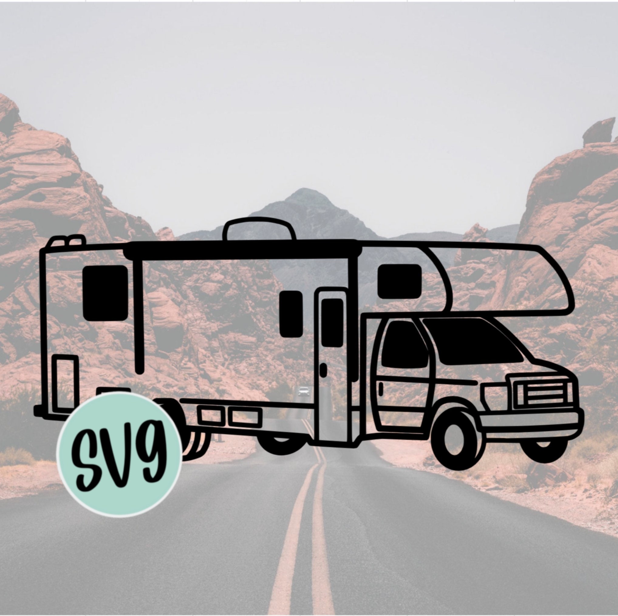 Class C SVG Camper SVG Camper Cut File Motorhome SVG - Etsy