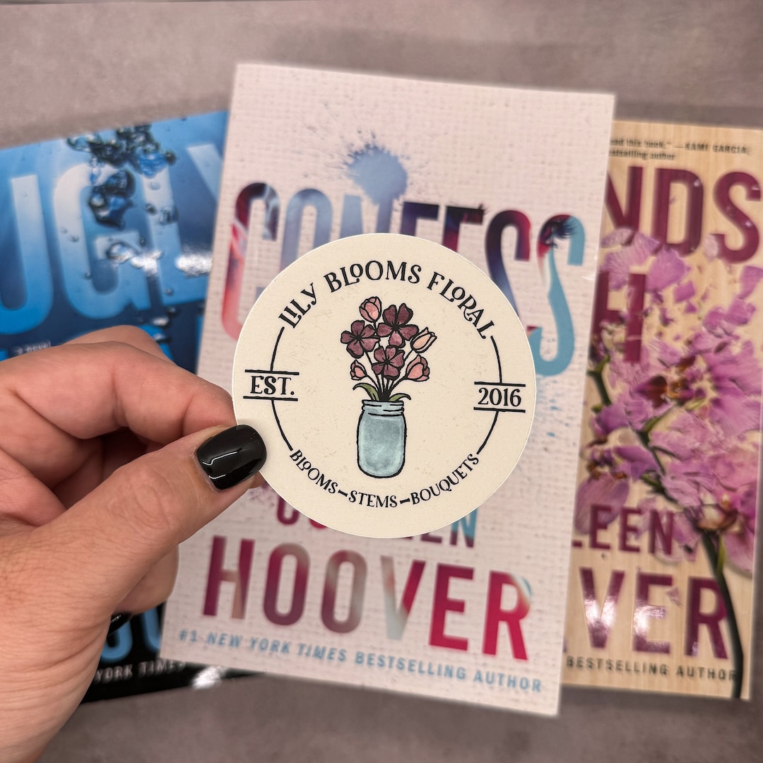 Lily Blooms Sticker, Lily Blooms Floral, Colleen Hoover Books Sticker ...