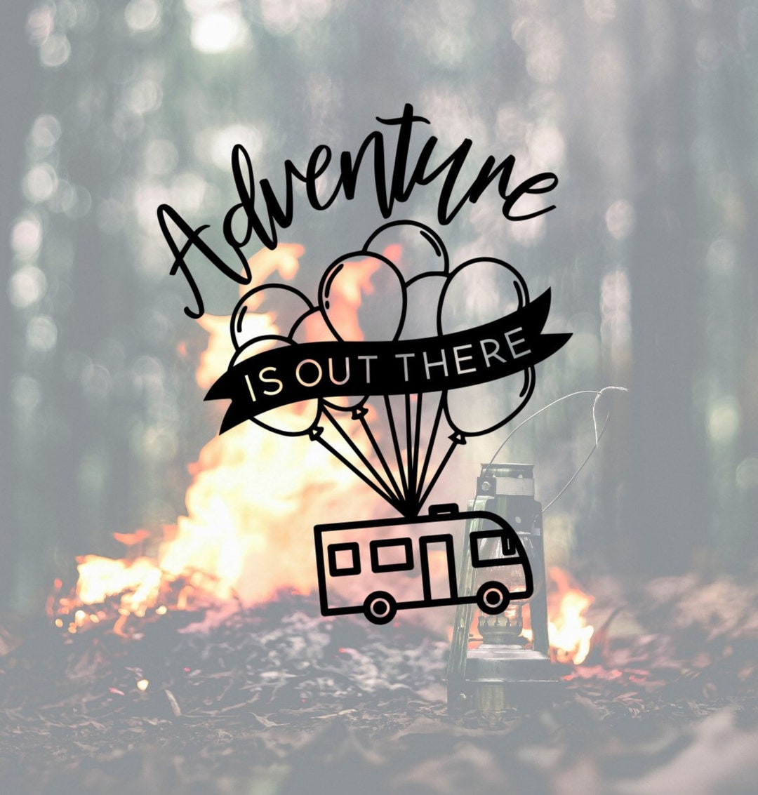 Adventure is Out There Decal, Camper Decal, Class A Decal, Sticker for ...