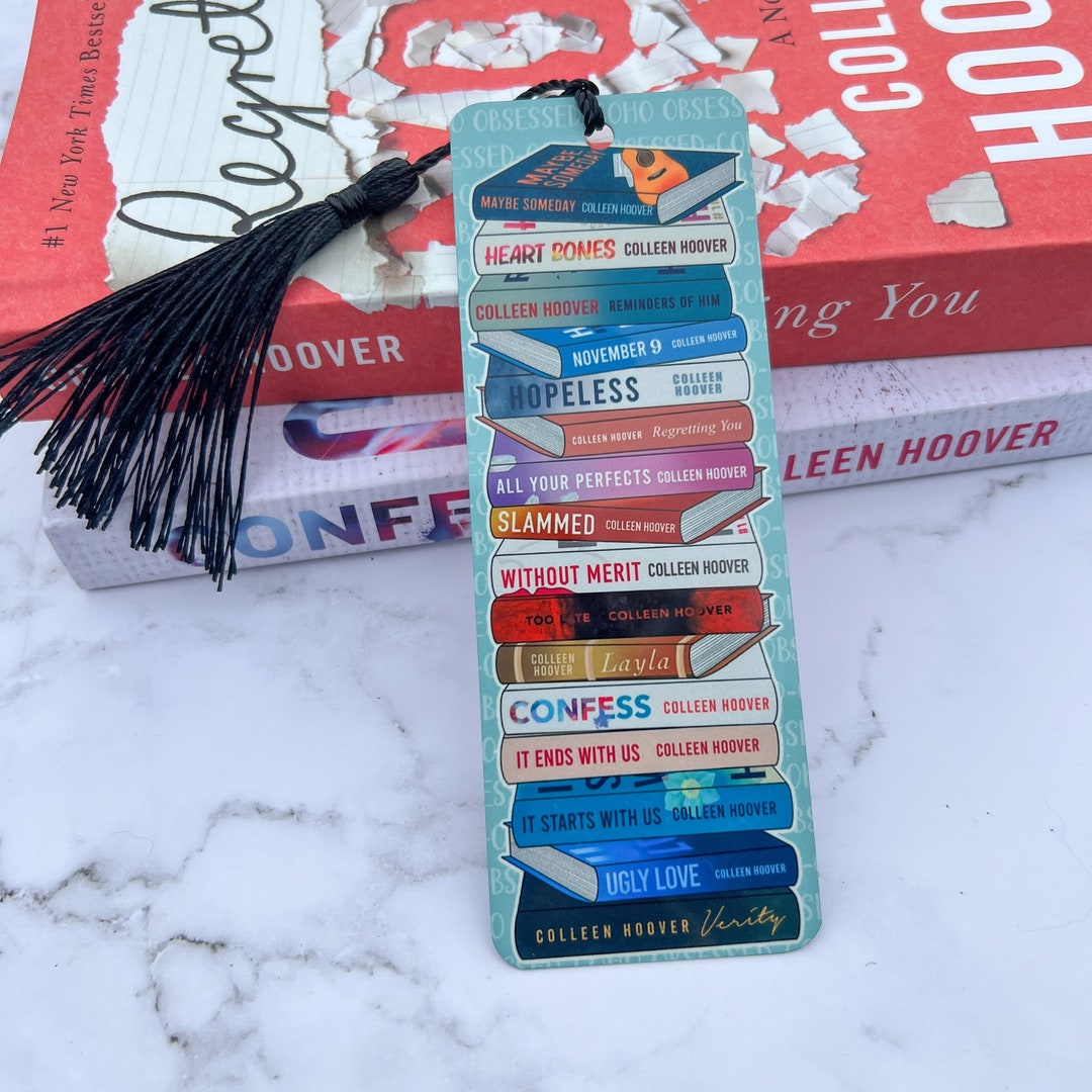 Coho Bookmark Blue, Colleen Hoover Reading List, Coho Obsessed, Heart ...