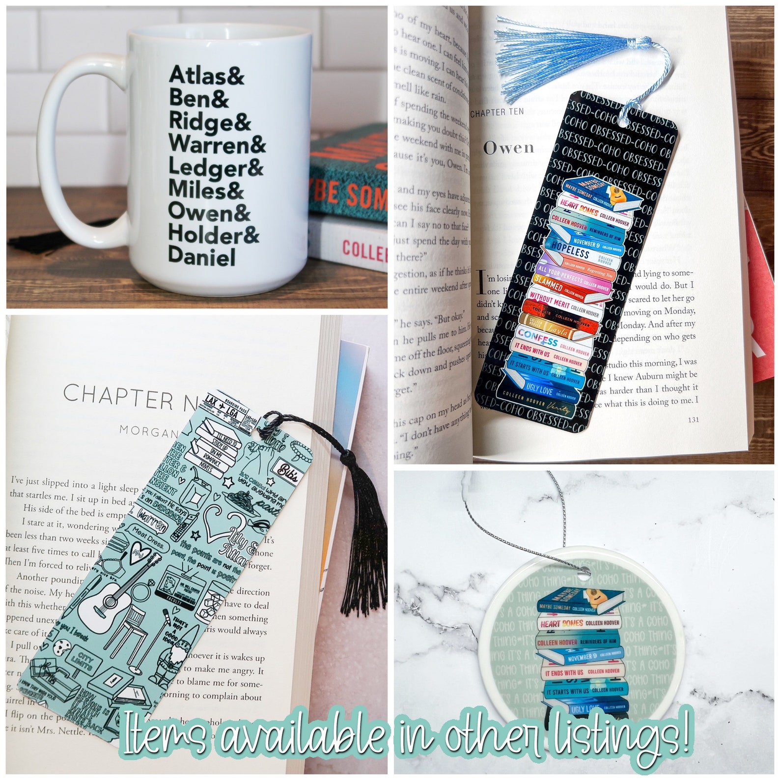 Ugly Love Bookmark, I Didn’t Fall in Love With You I Flew, Colleen ...