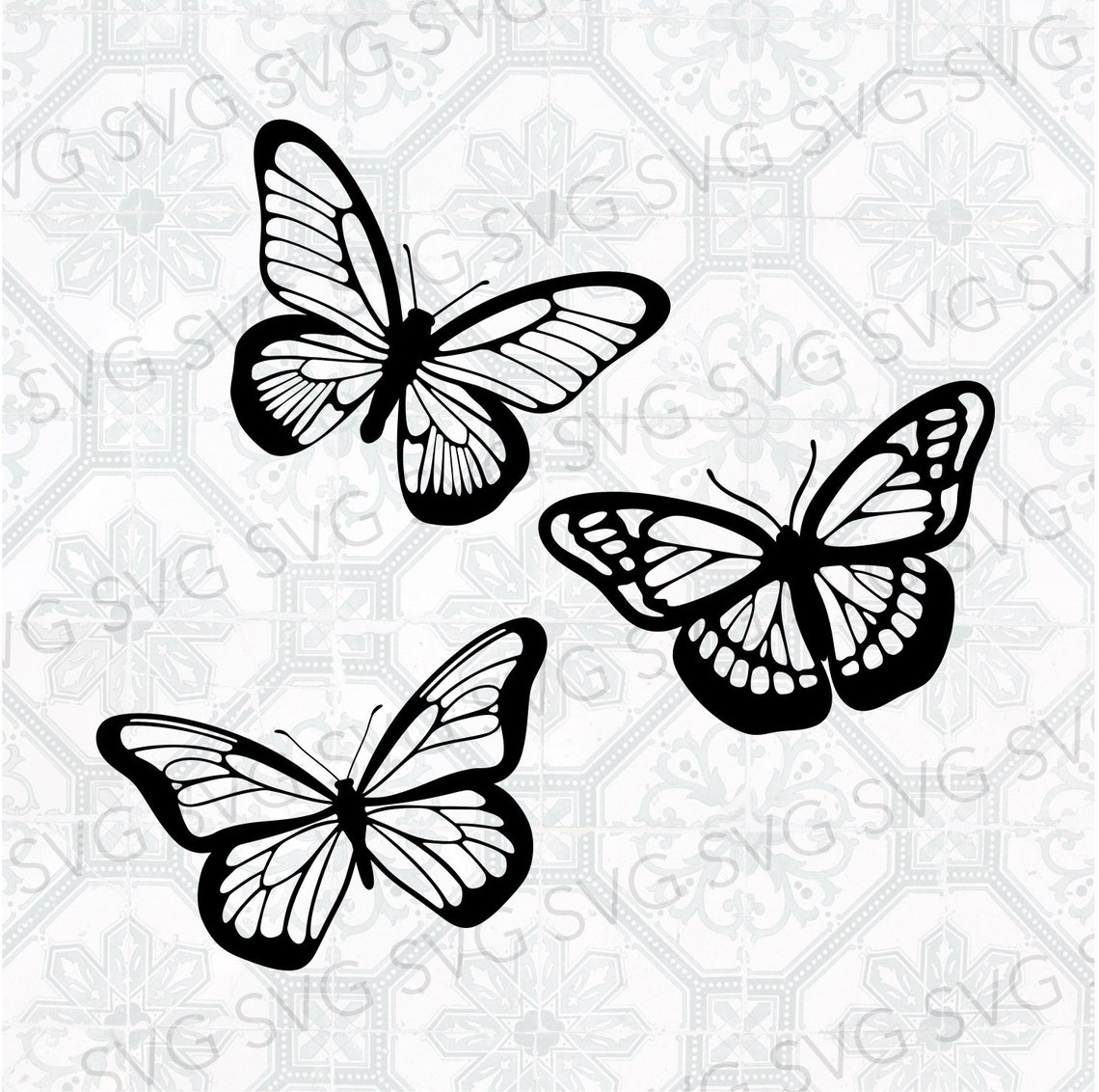 Butterfly SVG, Butterfly Bundle Cut File, Butterfly Design, Digital ...