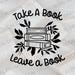 Book Sharing Library Decal, Lending Library Decal, Book Exchange Decal ...