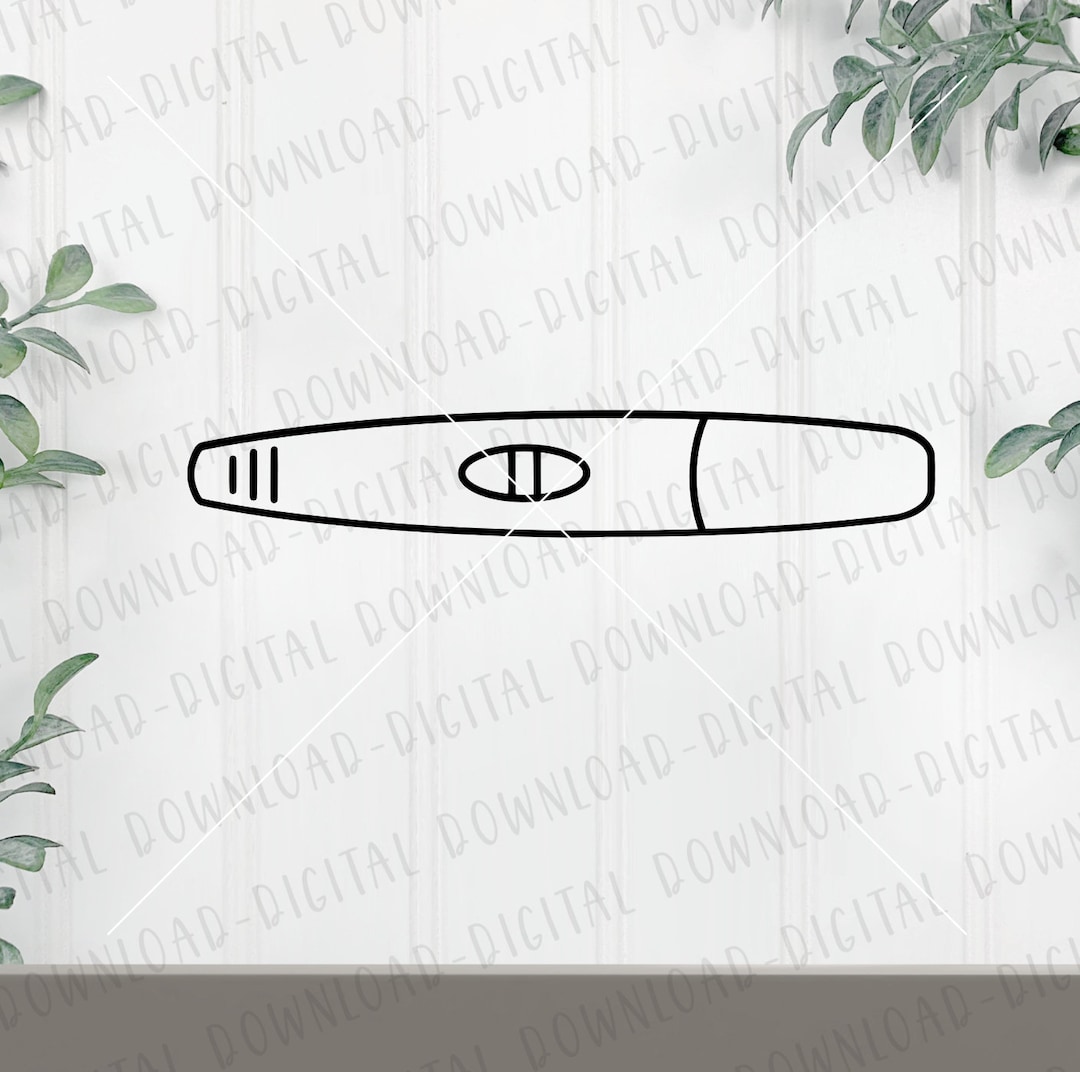 Pregnancy Test SVG, Positive Pregnancy Test SVG, Pregnancy Cut File ...