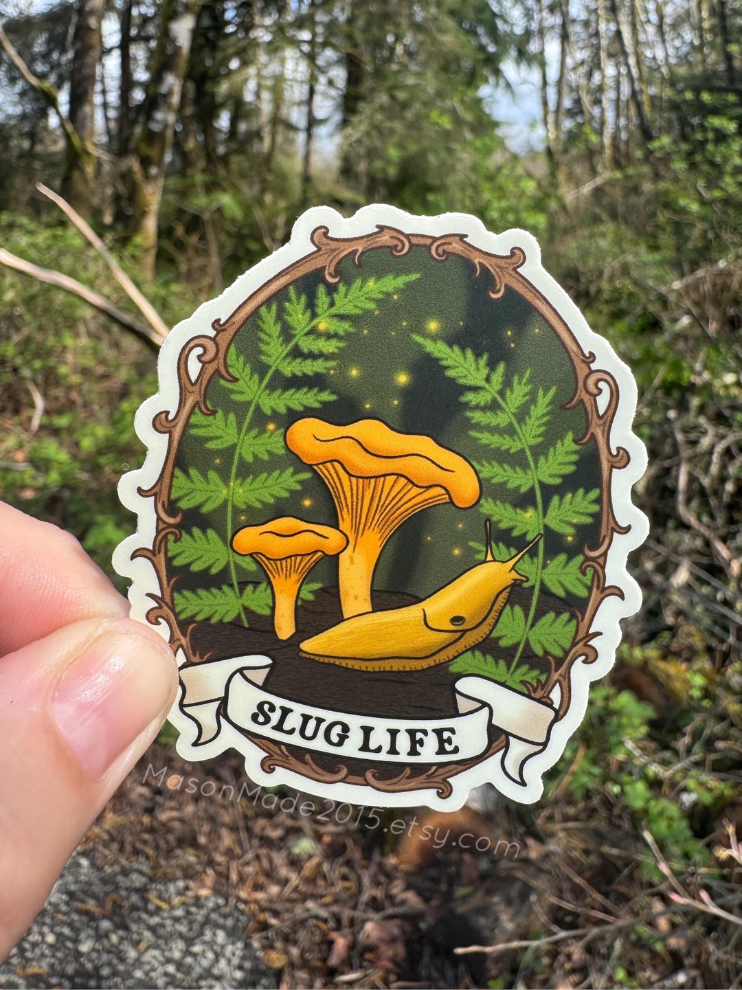 Banana Slug Sticker, Slug Life Sticker, Banana Slug Lover, Pacific ...