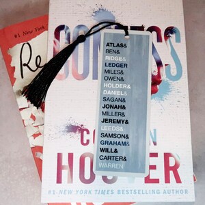 Coho Bookmark, Guys of Coho Bookmark, Colleen Hoover Bookmark, Coho ...