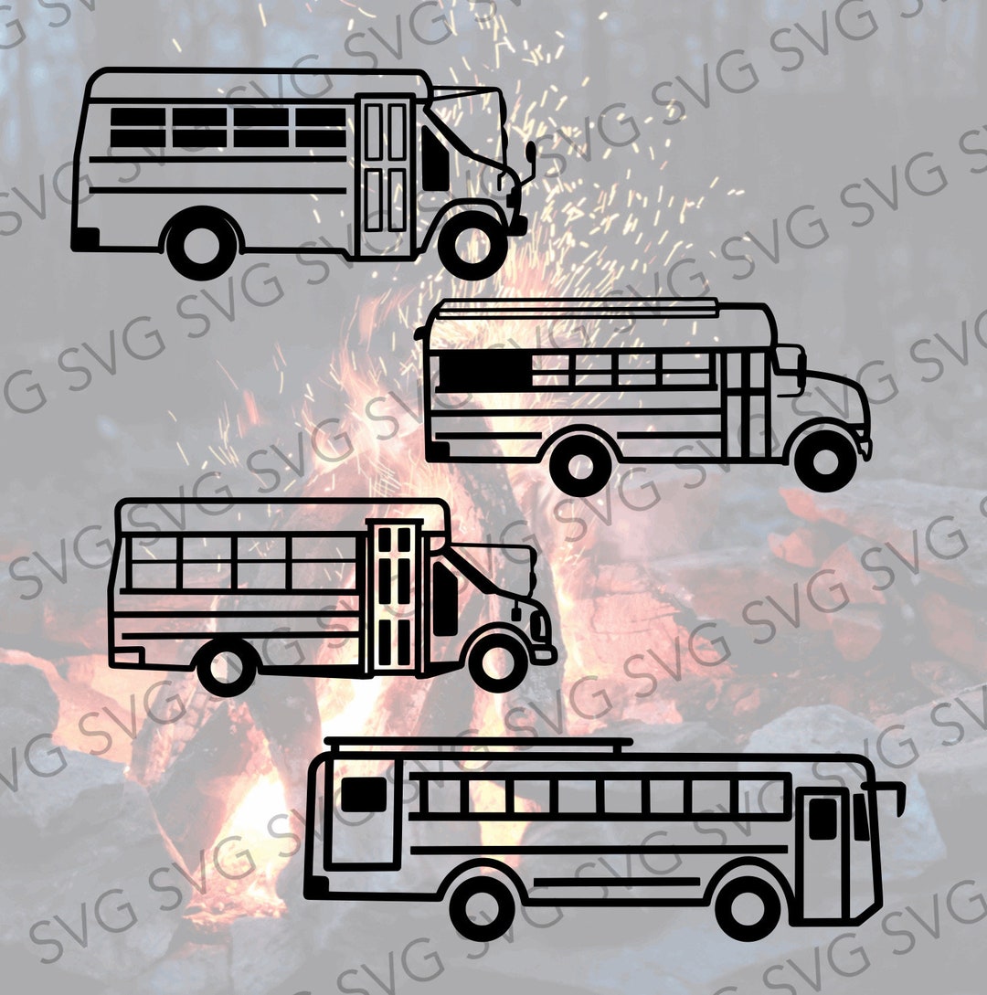 Skoolie Camper Bus SVG Bundle, Camper SVG Bundle, Camper SVG, Camper ...