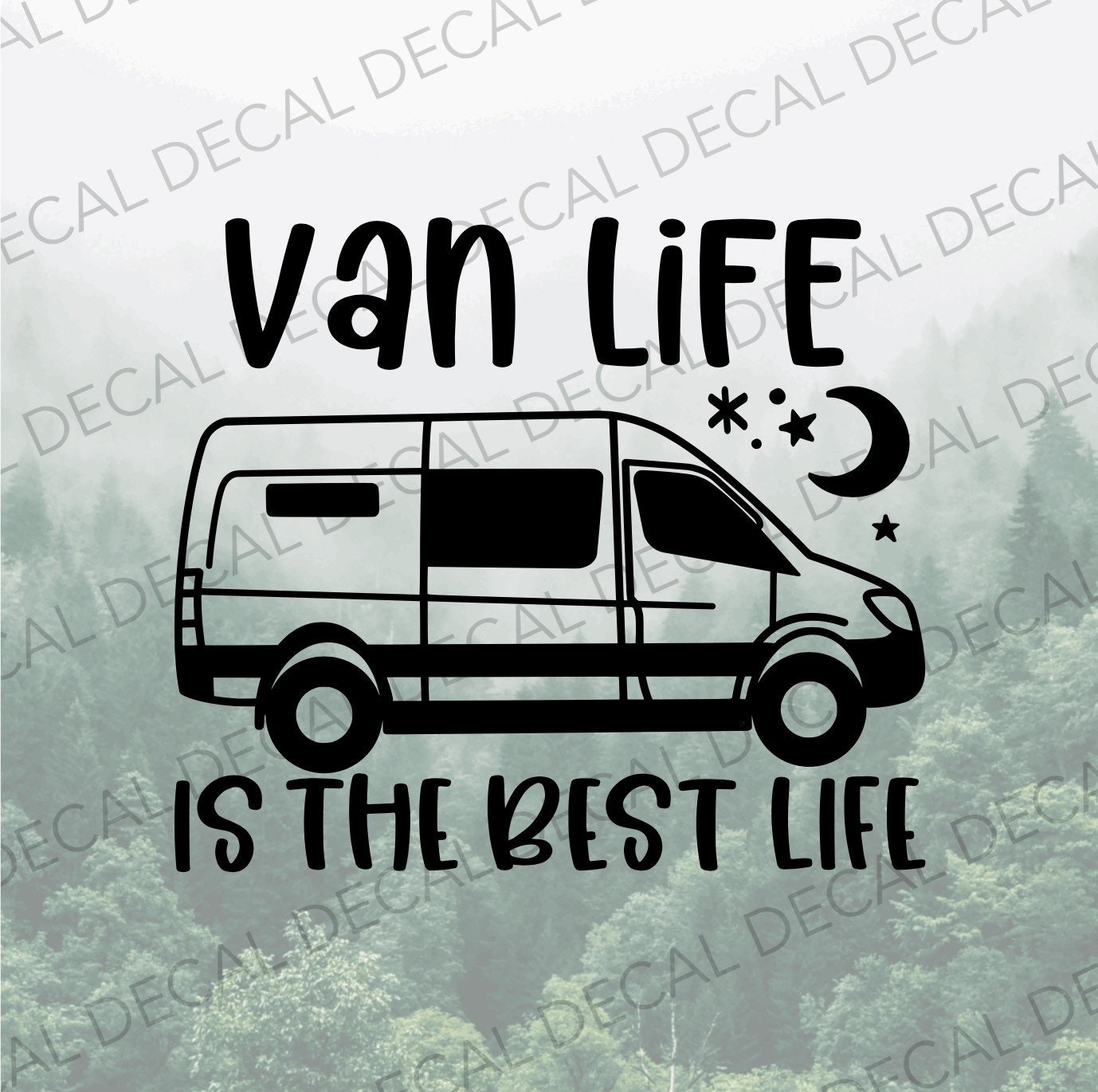 Van Life is the Best Life Van Life Decal Full Time Van Life - Etsy