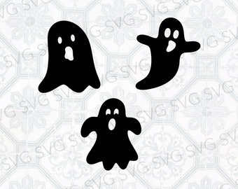 Spooky Ghost SVG for Halloween - Etsy