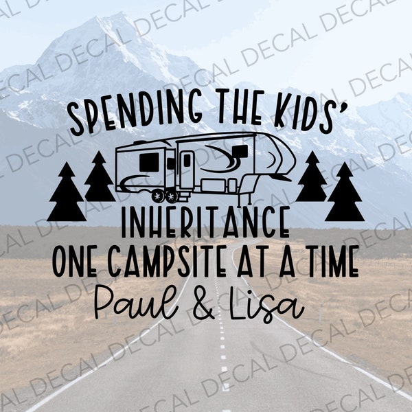 Spending Kids Inheritance Decal - Etsy