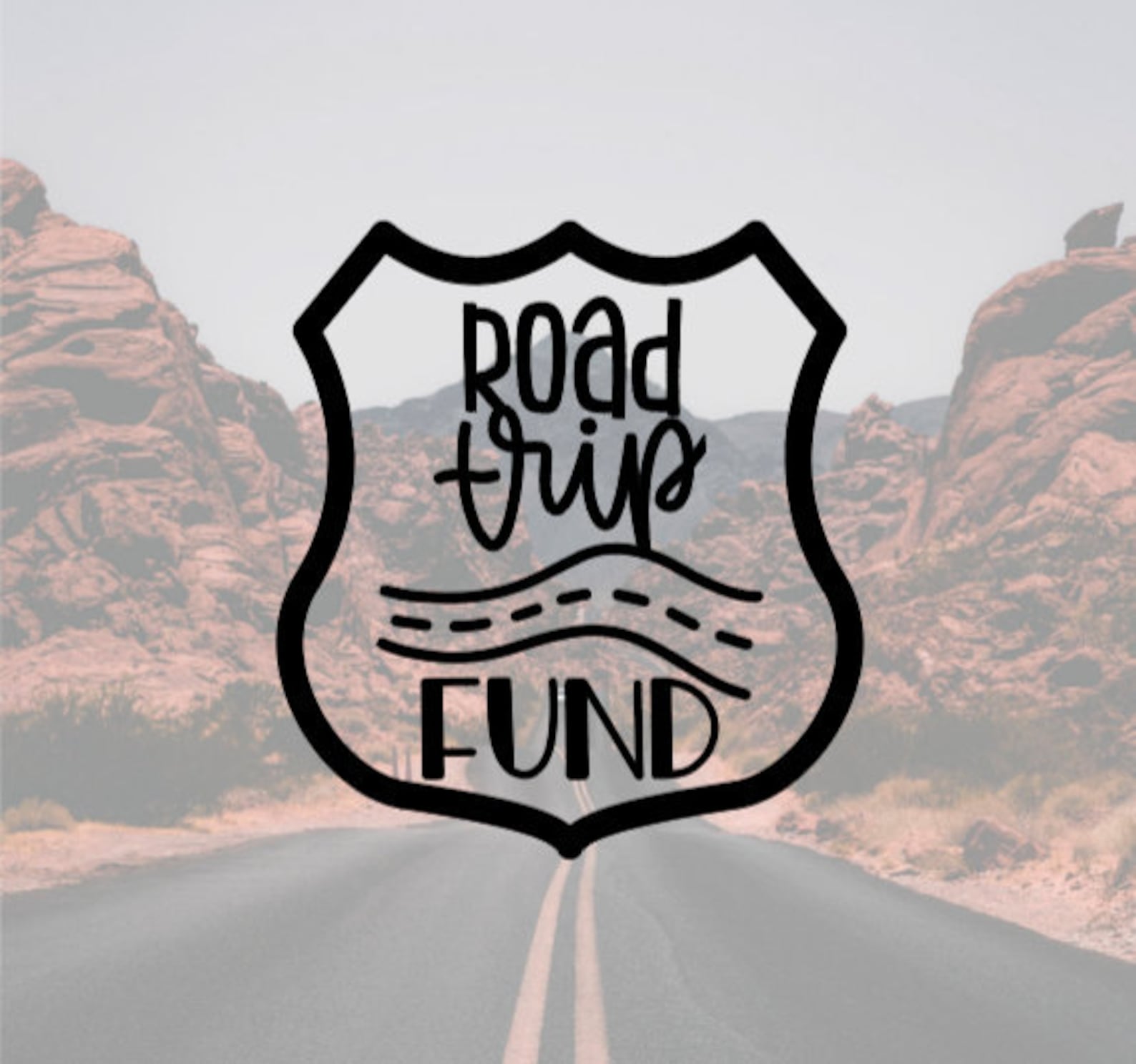 Road Trip Fund Decal Vinyl Decal DIY Saving Jar Road Trip - Etsy