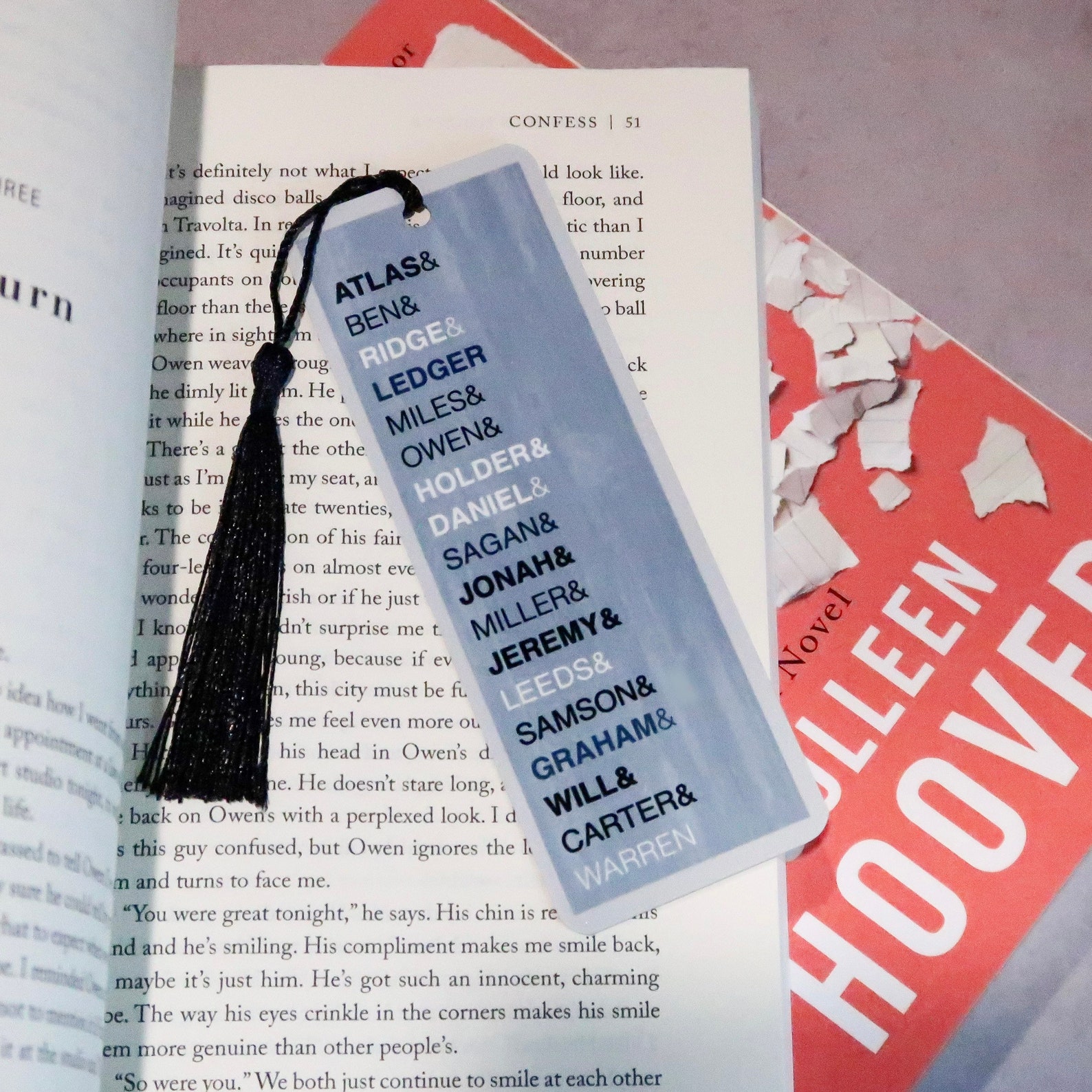 Coho Bookmark Guys of Coho Bookmark Colleen Hoover Bookmark - Etsy
