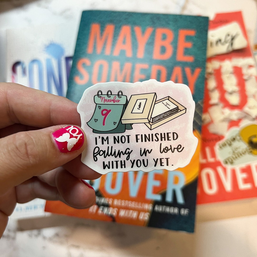 Colleen Hoover Books Sticker November 9 Coho Sticker Coho - Etsy