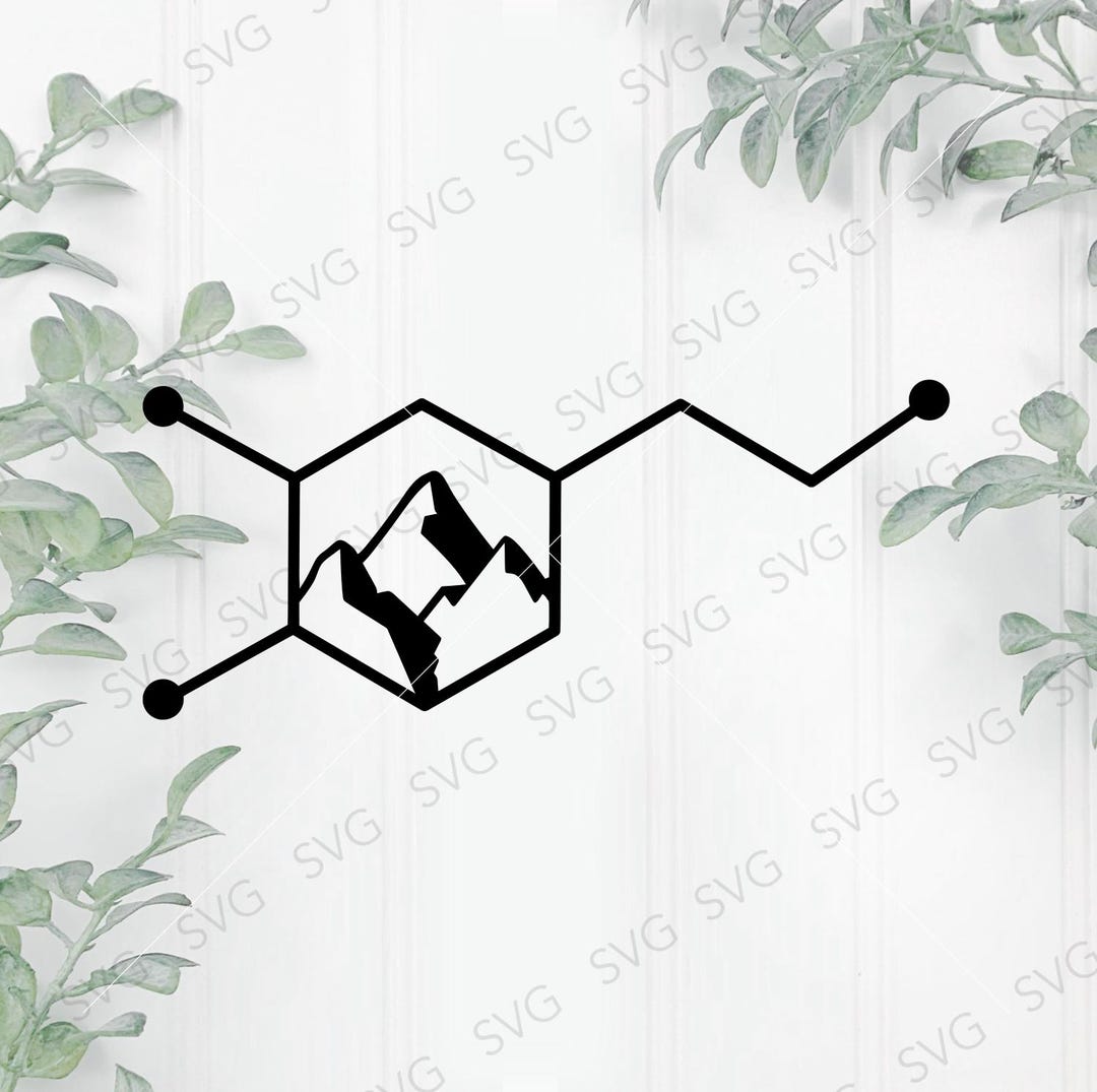 Dopamine SVG, Mountain SVG, Outdoors Cut File - Etsy