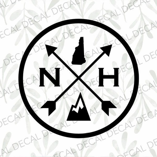 New Hampshire Decal - Etsy
