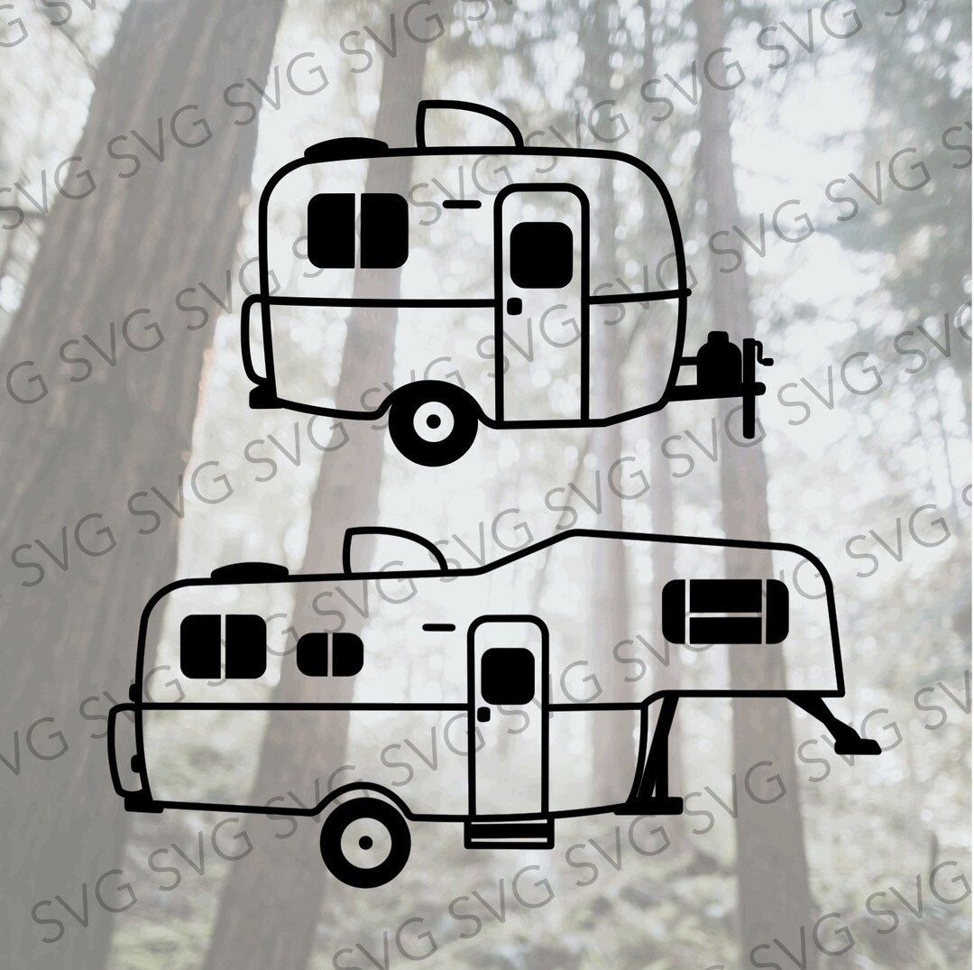 Travel Trailer SVG, Camper Trailer, Scamp Camper SVG, Egg Camper SVG ...
