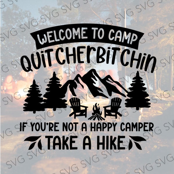 Welcome to Camp Quitcherbitchin - Etsy